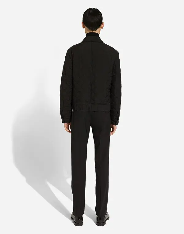 Dolce & Gabbana Quilted Jacket Coats And Jackets - Black