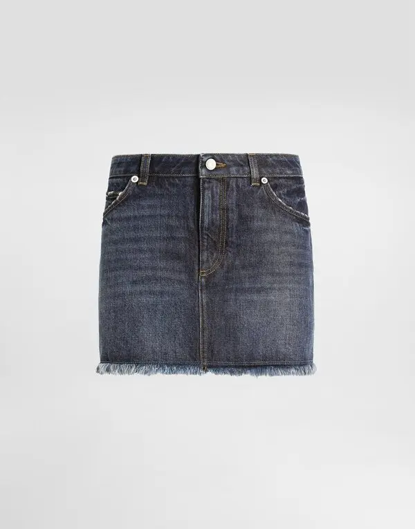 Dolce & Gabbana Denim Miniskirt Denim And Jeans Multi-colored