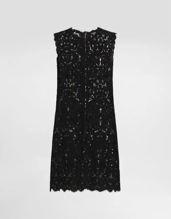 Dolce & Gabbana Cordonetto Lace Dress - Black