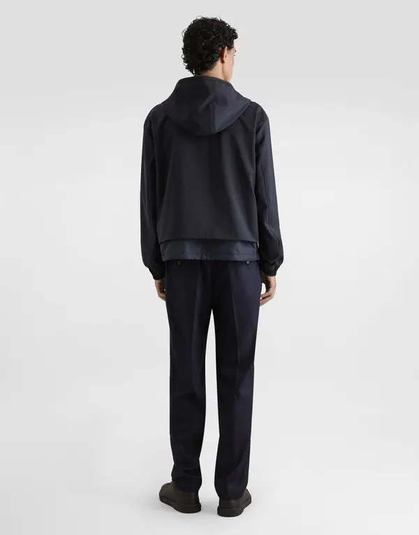 Dolce & Gabbana Garment-dyed Wool Joggers - Blue