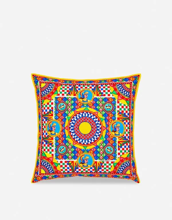 Dolce & Gabbana Canvas Cushion Medium Medium Cushions
