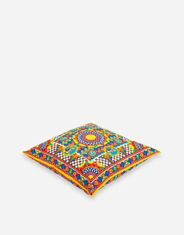 Dolce & Gabbana Canvas Cushion Medium Medium Cushions