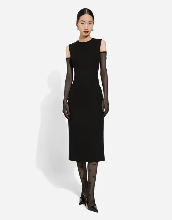 Dolce & Gabbana Wool Sheath Dress Dresses