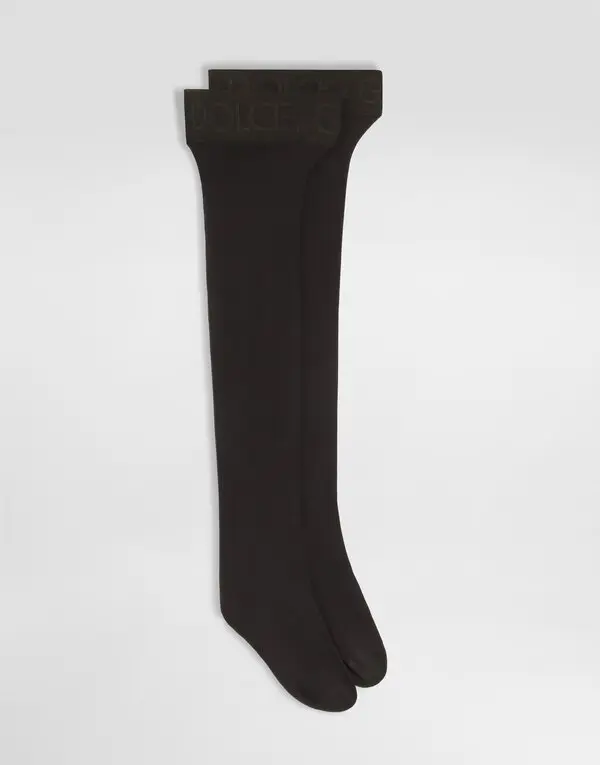 Dolce & Gabbana Hold-up Stockings Socks And Tights - Black