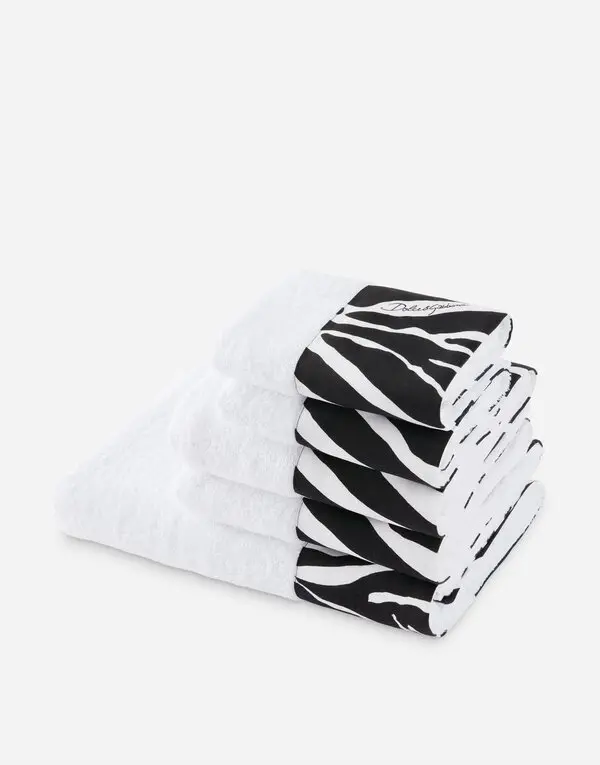 Dolce & Gabbana Set Of 5 Terry Cotton Towels Towel Sets - Multicolor