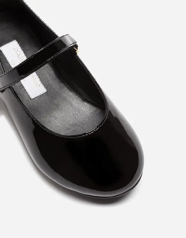 Dolce & Gabbana Leather Ballet Flats Shoes Leather