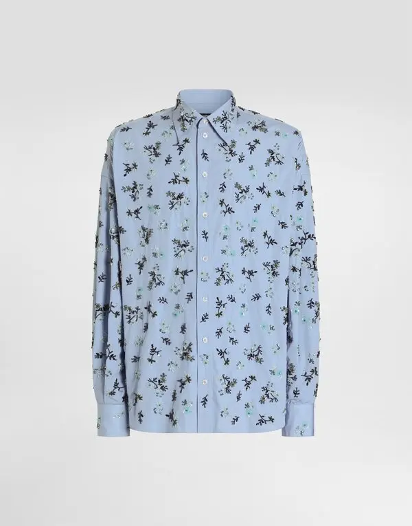 Dolce & Gabbana Camicia Shirts Light Blue