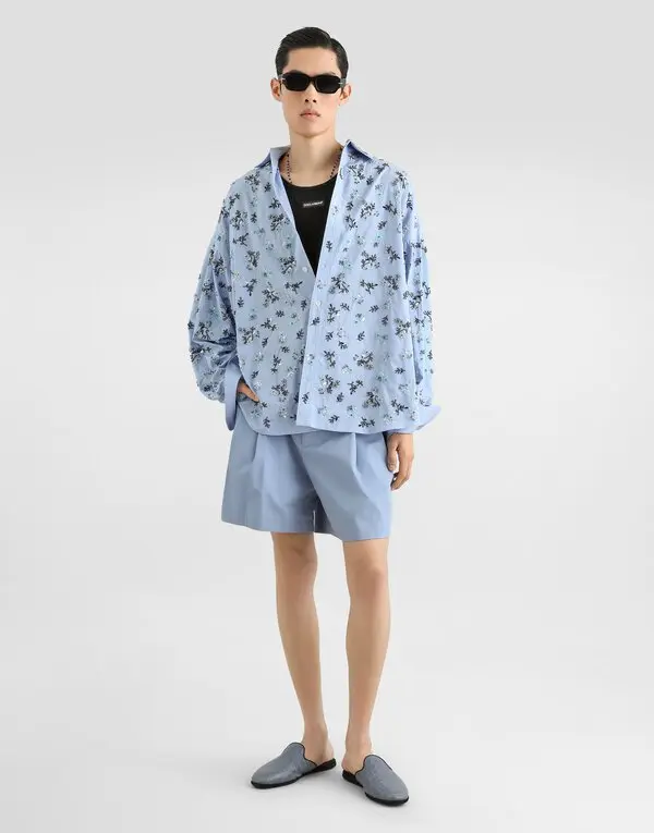 Dolce & Gabbana Camicia Shirts Light Blue