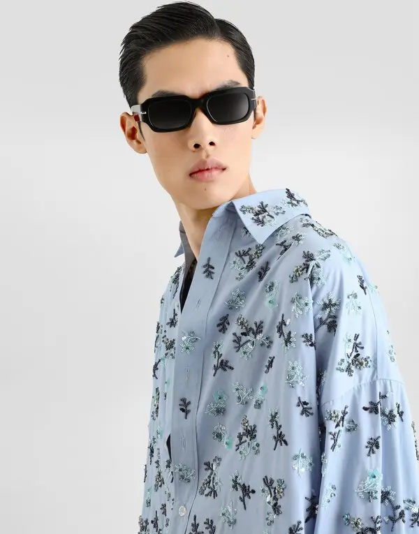 Dolce & Gabbana Camicia Shirts Light Blue
