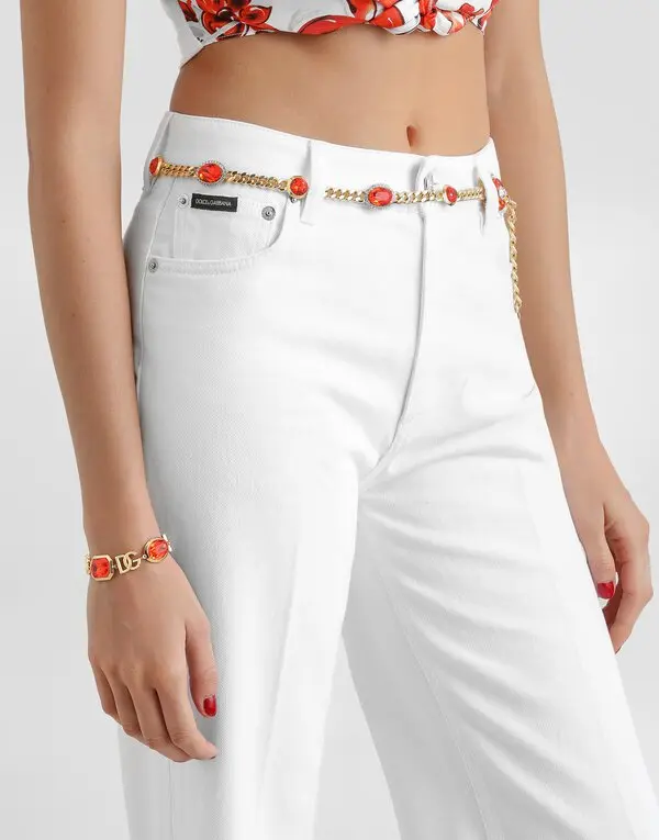 Dolce & Gabbana Pantalone 5 Tasche Denim And Jeans Multi-colored