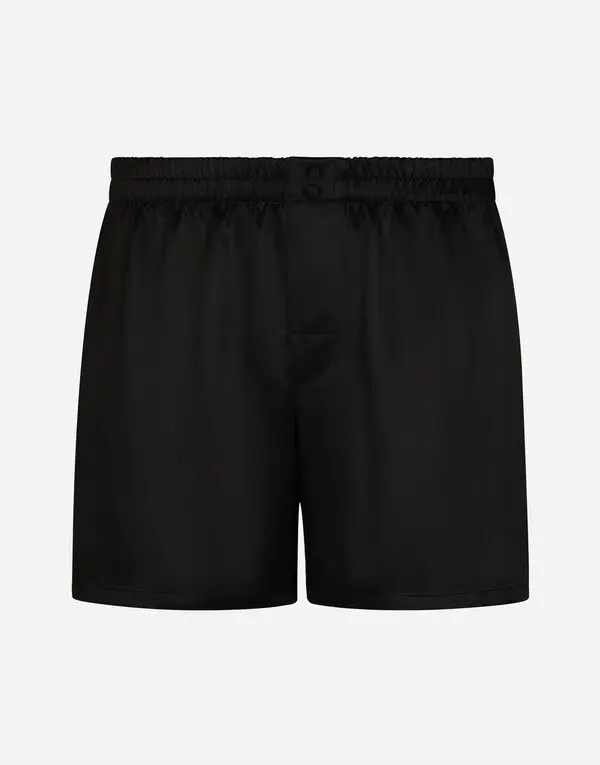 Dolce & Gabbana Shorts Underwear And Loungewear Silk - Black