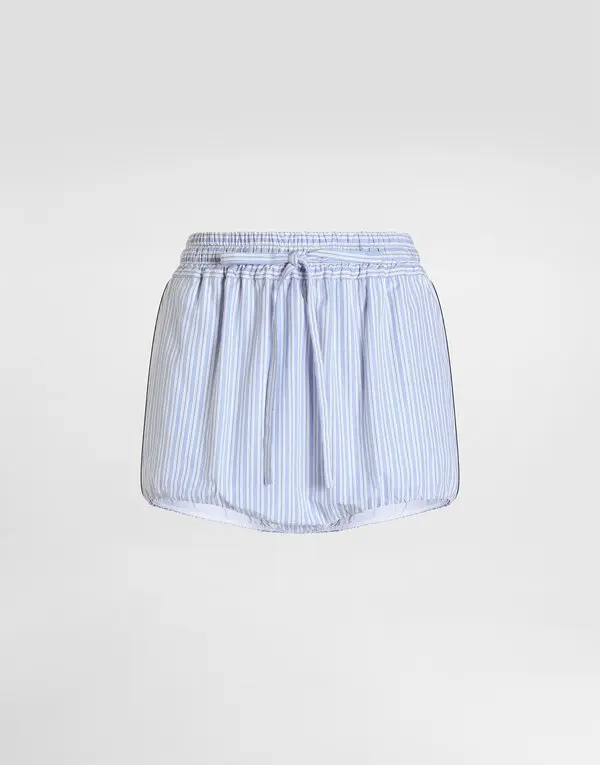 Dolce & Gabbana Striped Poplin Culottes - Multicolor