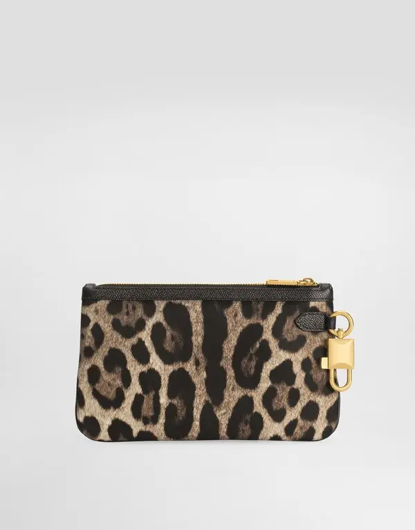 Dolce & Gabbana Ed Nylon Necessaire Wallets And Small Leather Goods Animal