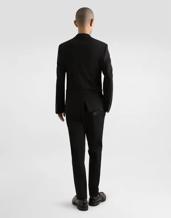 Dolce & Gabbana Jersey Jogging Pants With Dg Patch Pants And Shorts