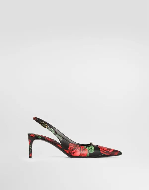 Dolce & Gabbana Lace Slingback Pumps - Multicolor