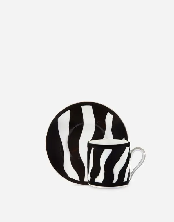 Dolce & Gabbana Porcelain Espresso Set Coffee Cups - Multicolor