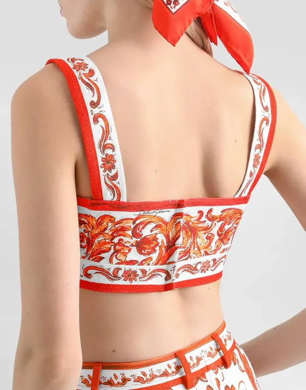 Dolce & Gabbana Bustier Shirts And Tops Multi-colored