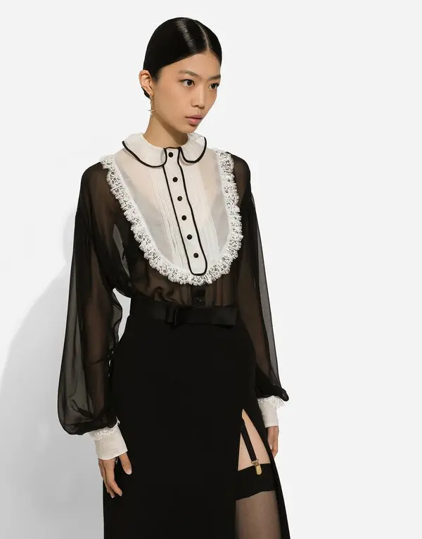 Dolce & Gabbana Camicia Shirts And Tops Silk