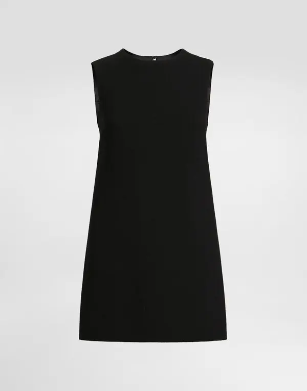 Dolce & Gabbana Short Wool Crepe A-line Dress