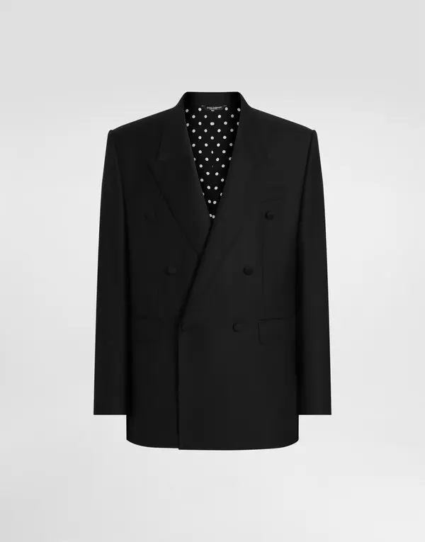 Dolce & Gabbana Double-breasted Sicilia Virgin Wool Jacket Suits And Blazers