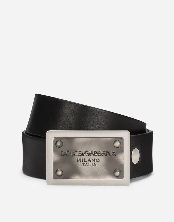 Dolce & Gabbana Leather Belt Belts Multi-colored Leather