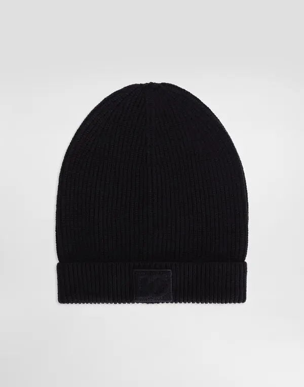 Dolce & Gabbana Knitted Wool Hat Hats And Gloves