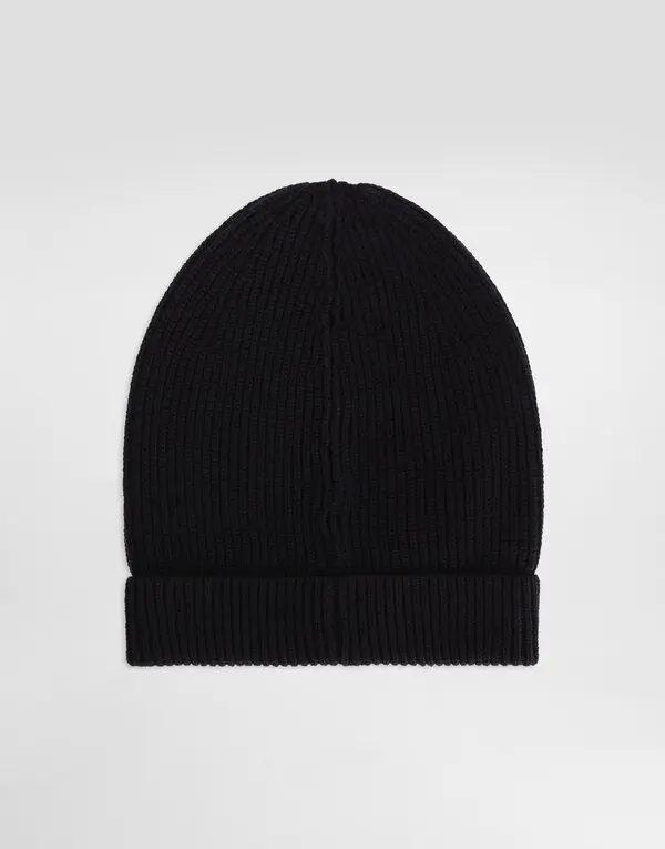 Dolce & Gabbana Knitted Wool Hat Hats And Gloves
