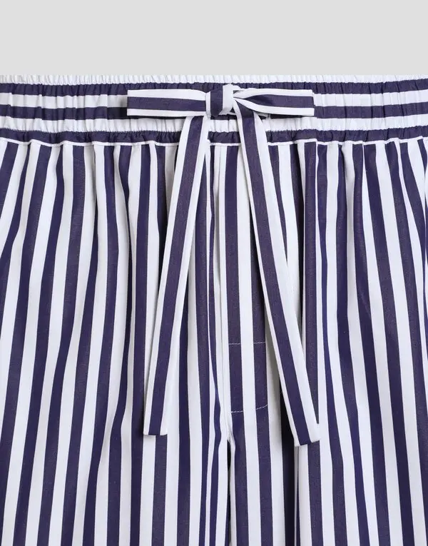 Dolce & Gabbana Striped Poplin Bermuda Shorts