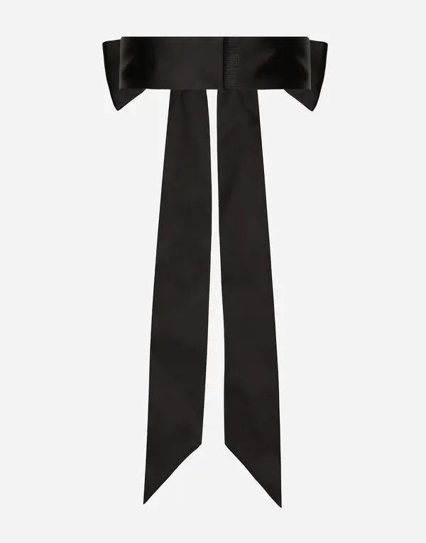 Dolce & Gabbana Silk Satin Tie Belt Belts