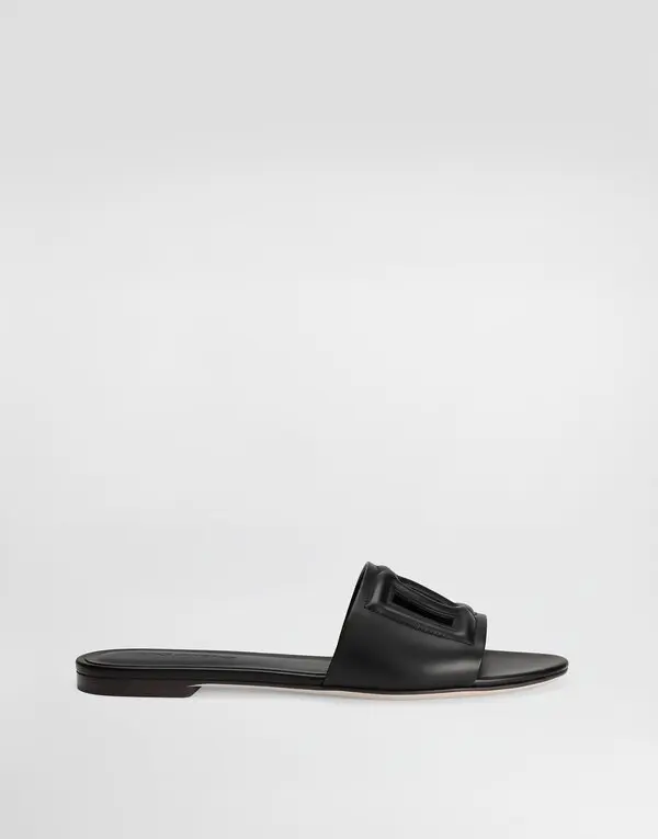 Dolce & Gabbana Ciabatta Flat Slides - Black