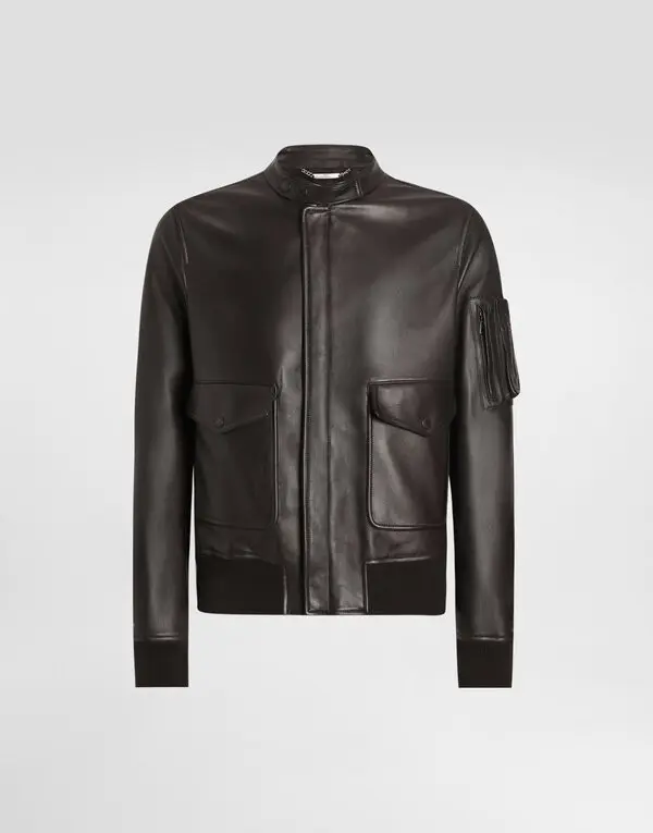 Dolce & Gabbana Plongé Lambskin Jacket Coats And Jackets