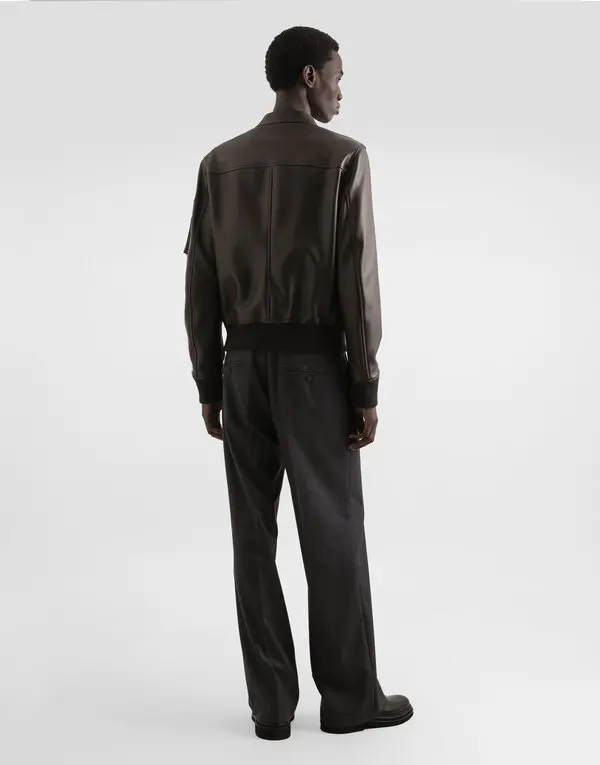 Dolce & Gabbana Plongé Lambskin Jacket Coats And Jackets