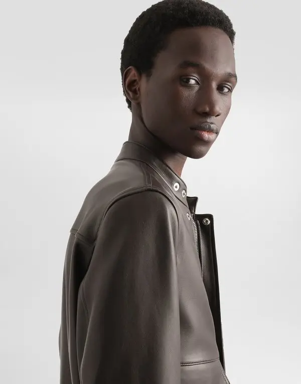 Dolce & Gabbana Plongé Lambskin Jacket Coats And Jackets