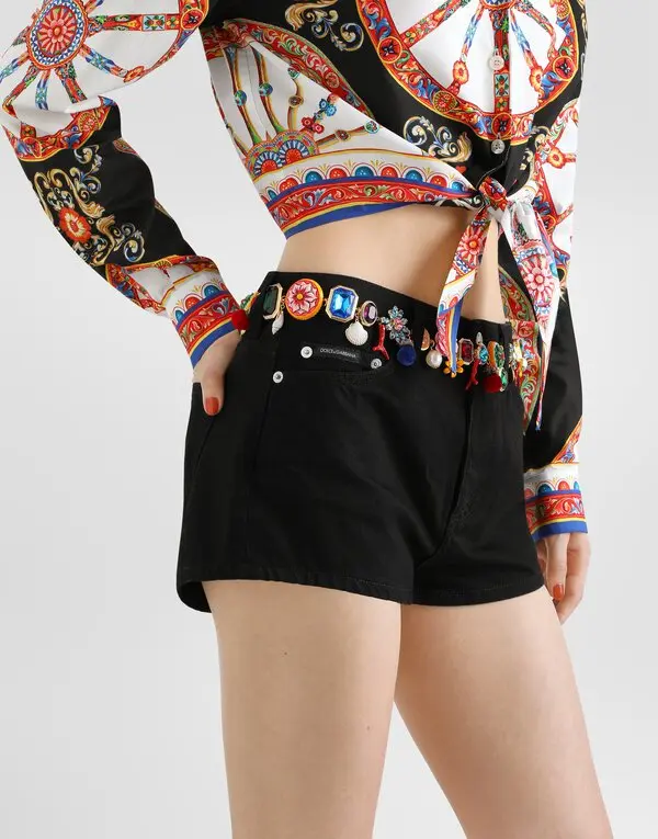Dolce & Gabbana Shorts Denim And Jeans Multi-colored