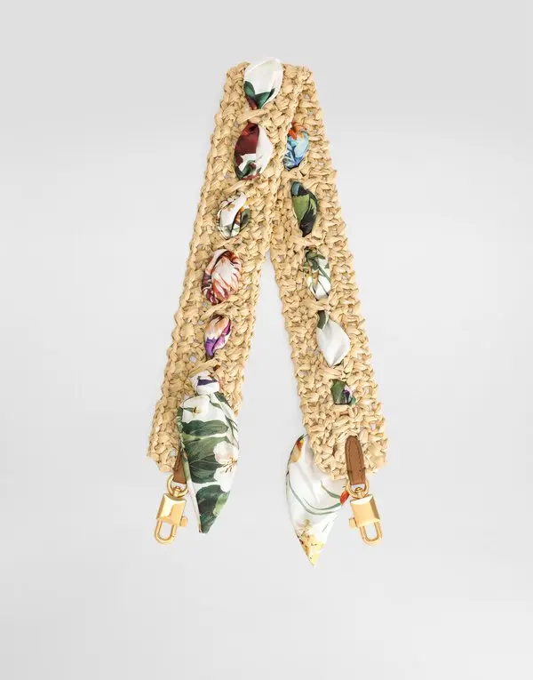 Dolce & Gabbana Raffia Crochet Shoulder Strap