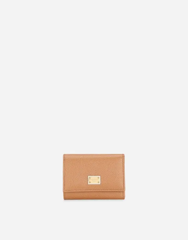 Dolce & Gabbana French Flap Wallet With Tag Wallets And Small Leather Goods Leather - Brown