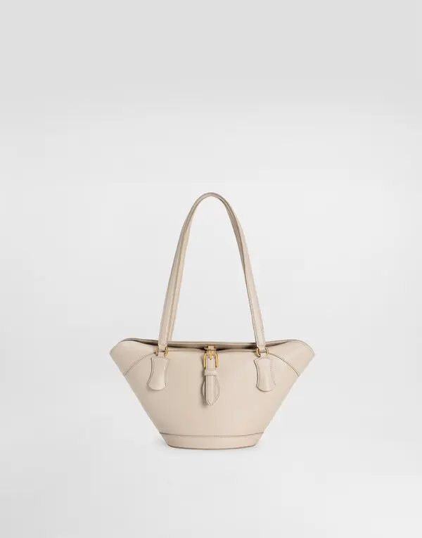 Dolce & Gabbana Capri Calfskin Tote Bag - Beige