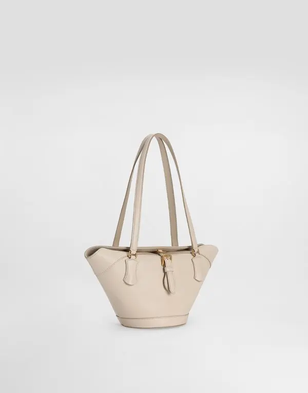 Dolce & Gabbana Capri Calfskin Tote Bag - Beige