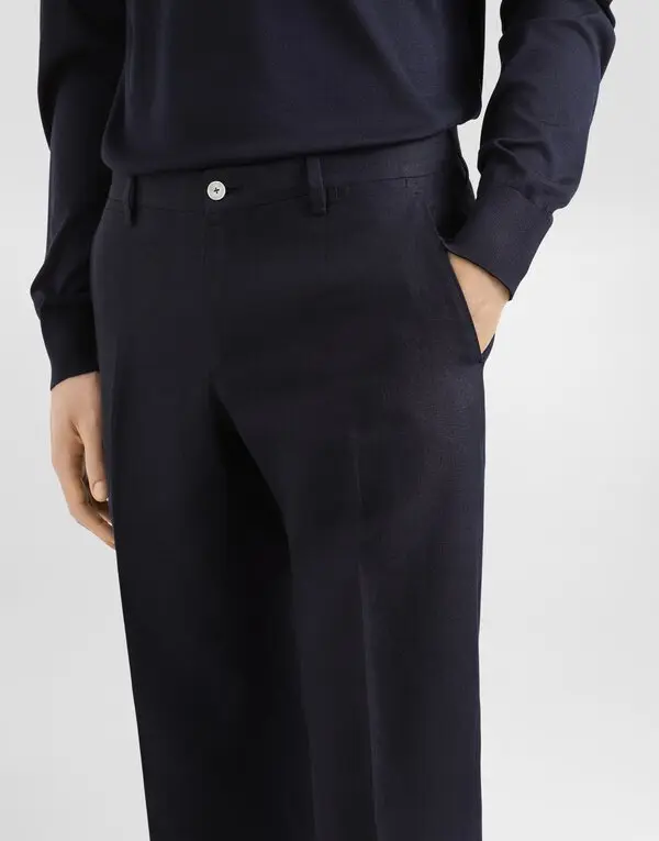 Dolce & Gabbana Tailored Linen Pants Pants And Shorts