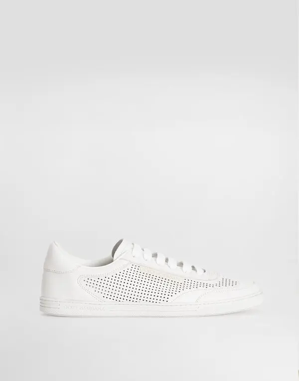 Dolce & Gabbana Perforated Calfskin Saint Tropez Sneakers Sneakers