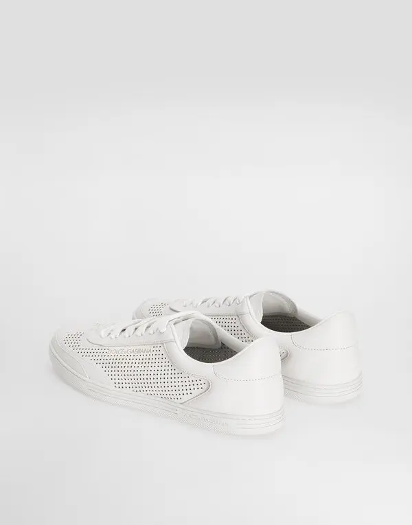 Dolce & Gabbana Perforated Calfskin Saint Tropez Sneakers Sneakers