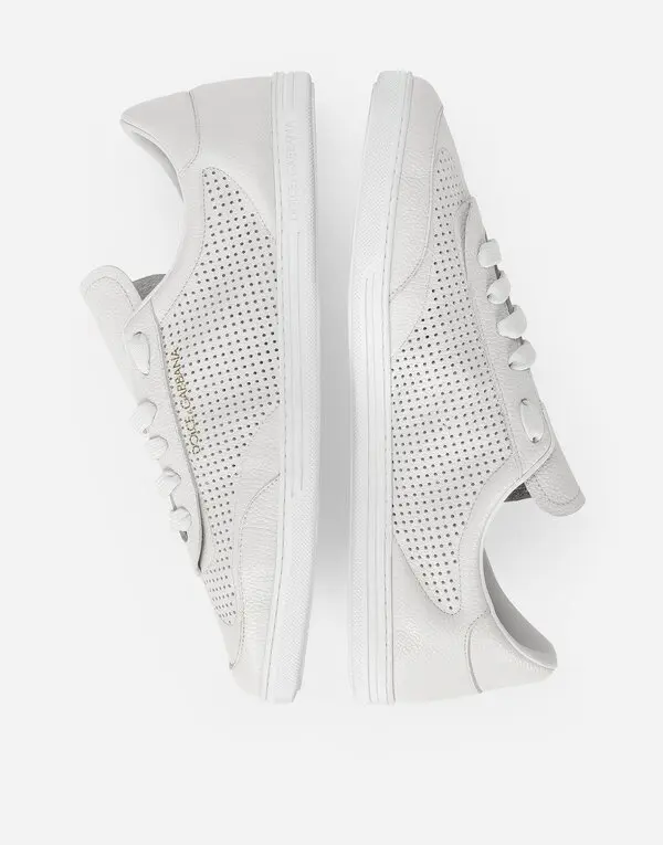 Dolce & Gabbana Perforated Calfskin Saint Tropez Sneakers Sneakers