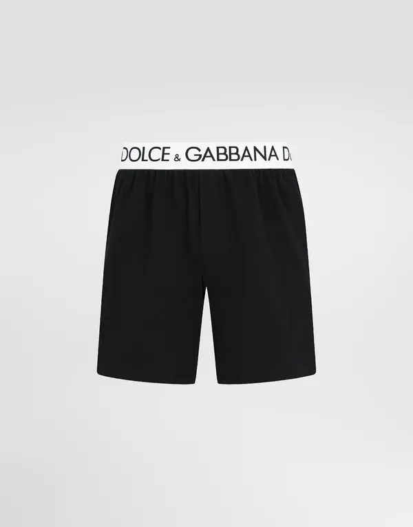 Dolce & Gabbana Two-way Stretch Cotton Boxer Shorts Underwear And Loungewear Cotton - Black