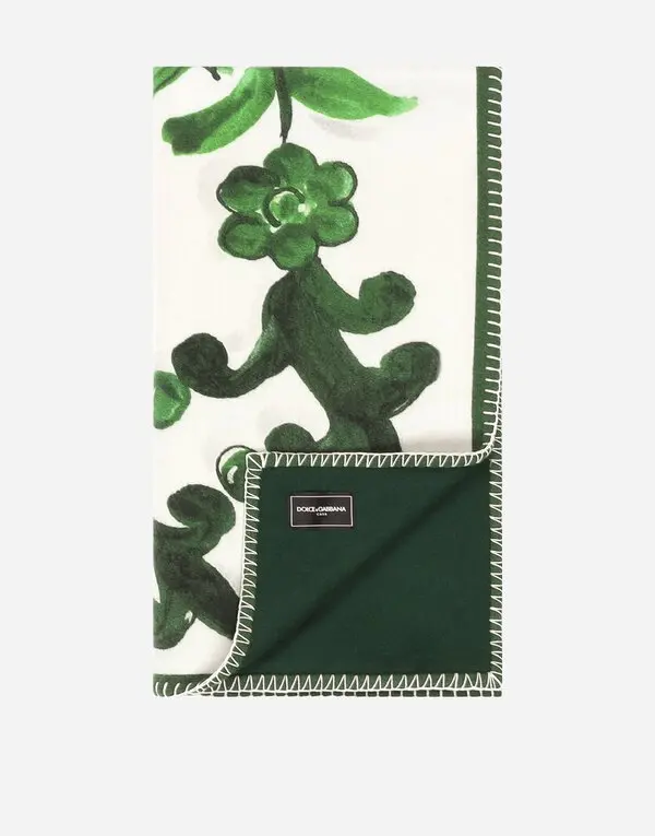 Dolce & Gabbana Silk And Wool Blanket Plaid