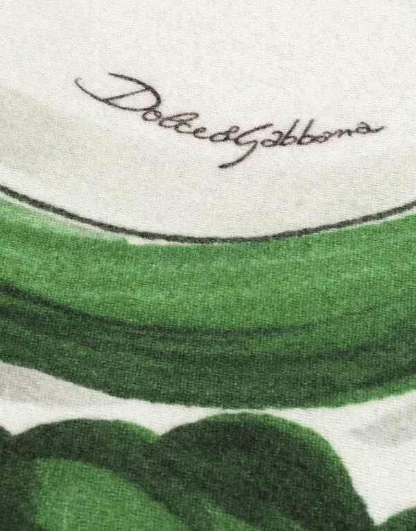 Dolce & Gabbana Silk And Wool Blanket Plaid