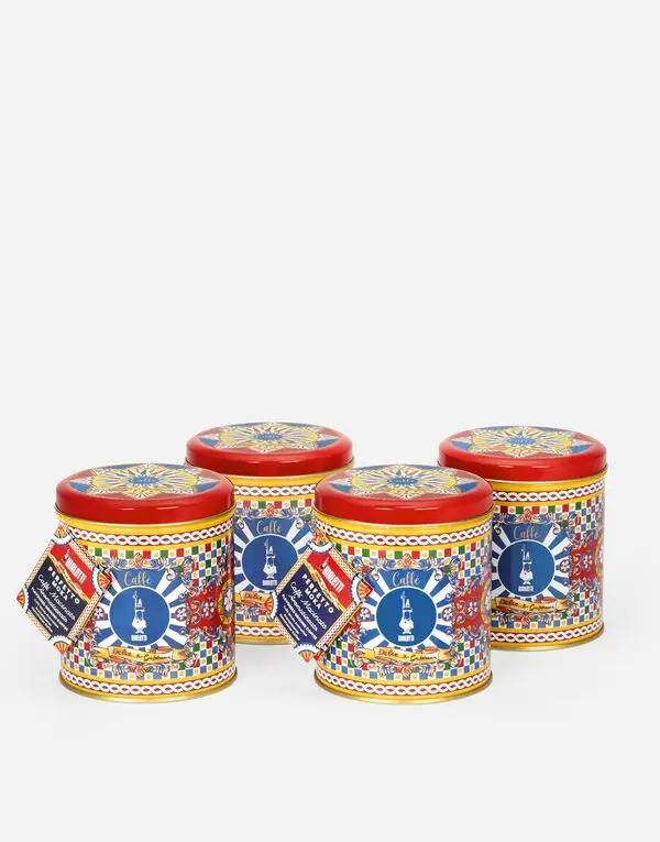 Dolce & Gabbana 4 Coffee Canisters Bialetti - Multicolor