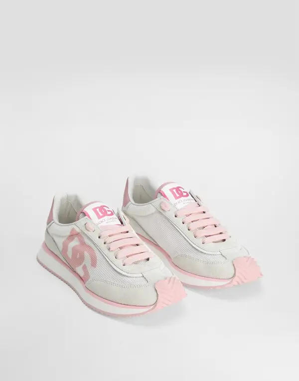 Dolce & Gabbana Mixed-material Dg Cushion Sneakers Sneakers Pink