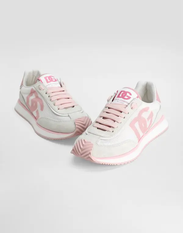 Dolce & Gabbana Mixed-material Dg Cushion Sneakers Sneakers Pink