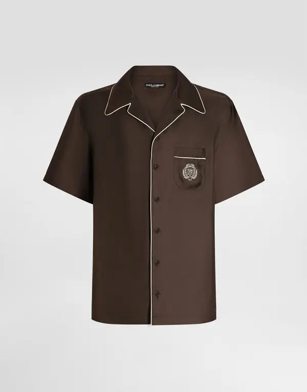 Dolce & Gabbana Hawaii Silk Twill Shirt Shirts