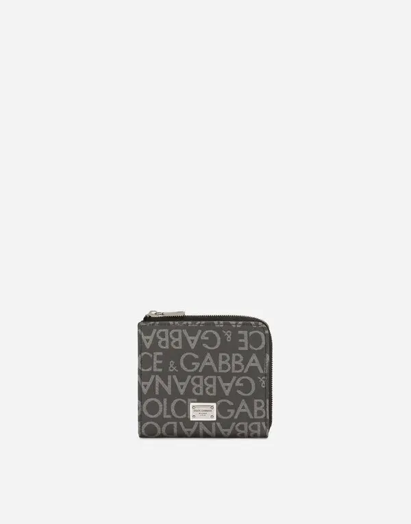 Dolce & Gabbana Coated Jacquard Card Holder Wallets And Small Leather Goods Multi-colored Fabric - Multicolor